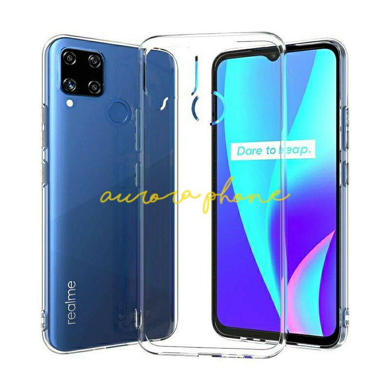 Soft Case Realme C15 Crystal Clear Ultra Thin Cover Casing C15 | Shopee ...