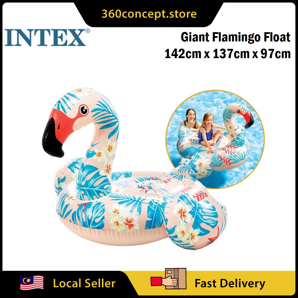 INTEX Giant Inflatable Flamingo Floating 142cm*137cm*97cm Adult ...