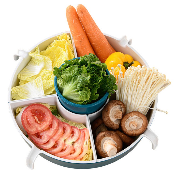 Rotatable Steamboat Bowl Drainer Container 0231 | Shopee Malaysia