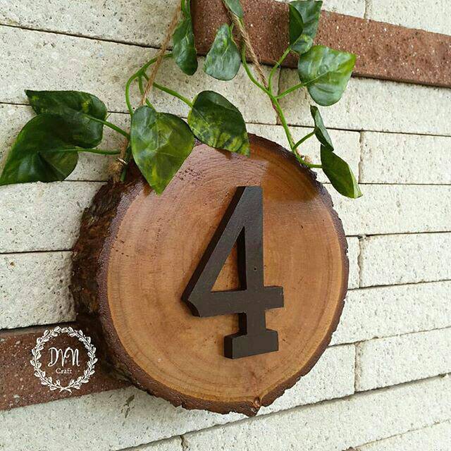 KAYU Wooden number board (1 number) | Shopee Malaysia