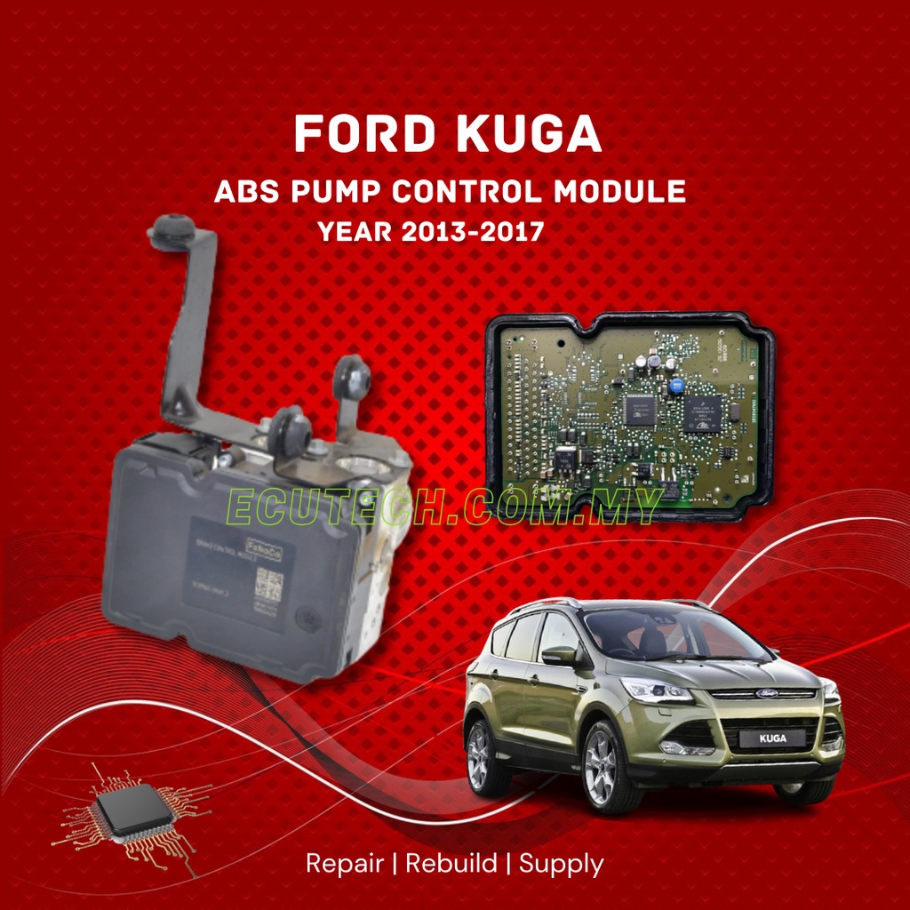 FORD KUGA 13-17R ABS PUMP CONTROL MODULE CV61-2C405-AH REPAIR ...
