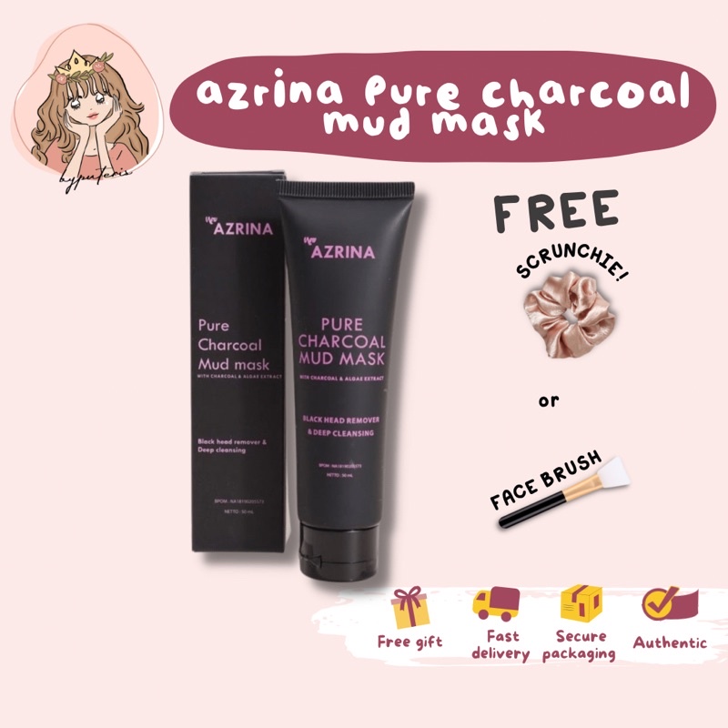 AZRINA PURE CHARCOAL MUD MASK | Shopee Malaysia