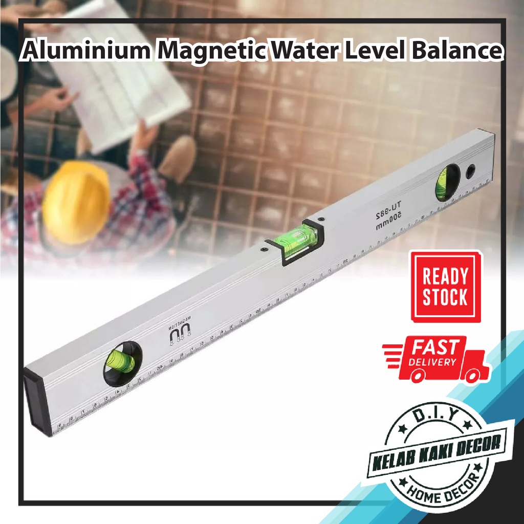 Aluminium Magnetic Spirit Level Water Level Balance | Shopee Malaysia