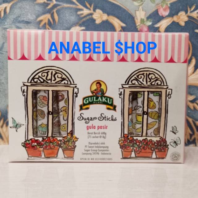 Gulaku Sticks Granulated Sugar Stick White Sugar Sachet Sugar Stick 75 ...