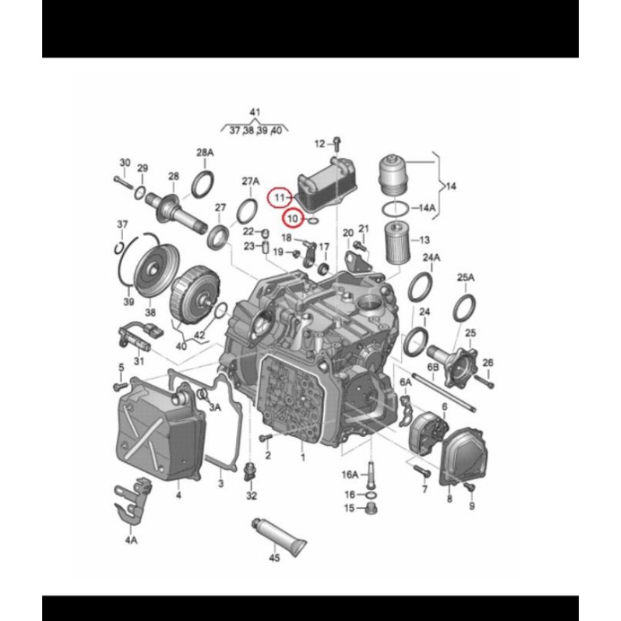 ORIGINAL VOLKSWAGEN GEARBOX OIL COOLER FOR VW GOLF GTI MK5 MK6 SCIROCCO ...