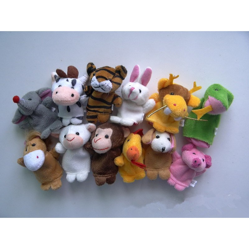 Story Finger Puppet Set Fairy Tale Finger Toys Plush Soft Puppet Little ...
