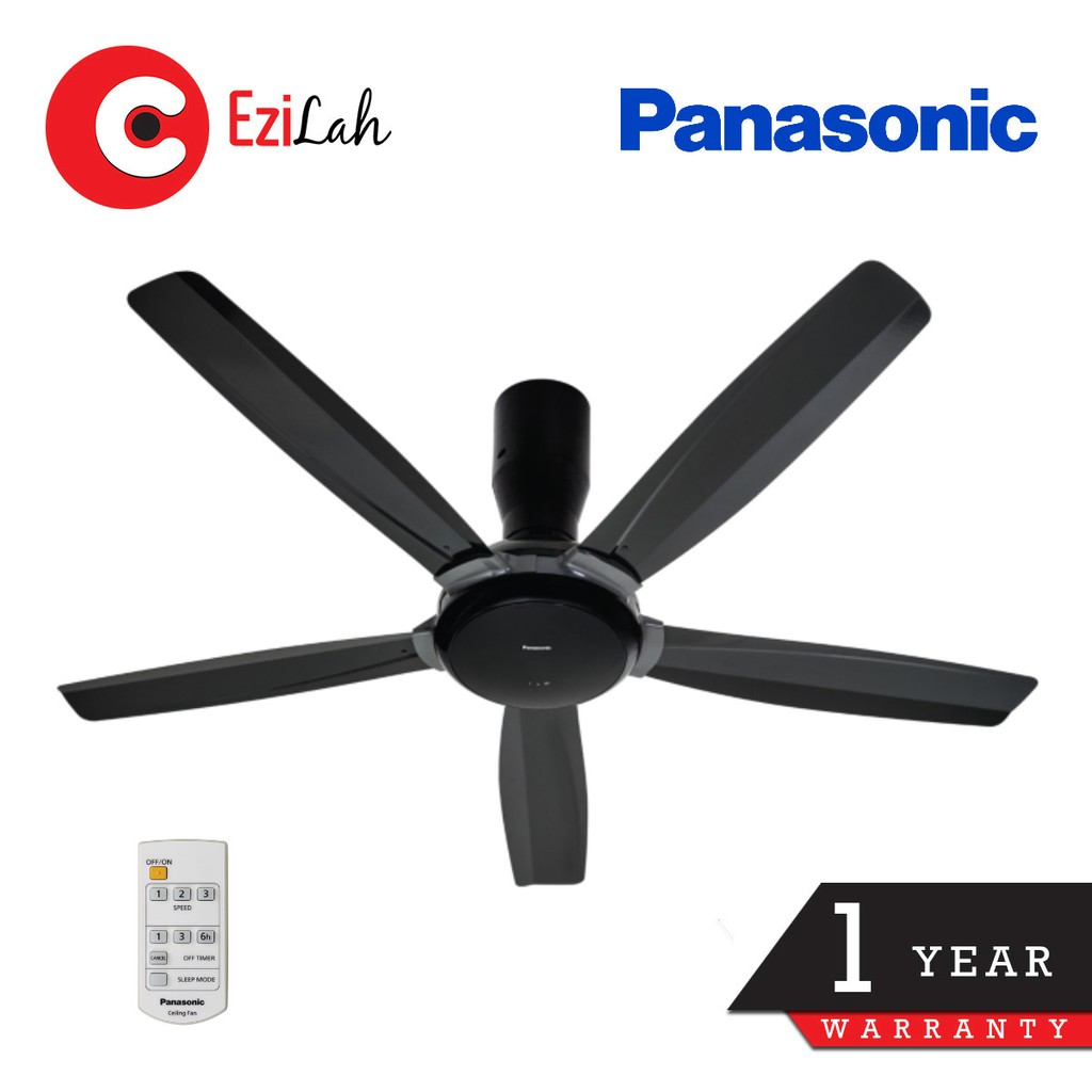 Panasonic Bayu 5 Blade Ceiling Fan (56") F-M14D5VBHH | Shopee Malaysia