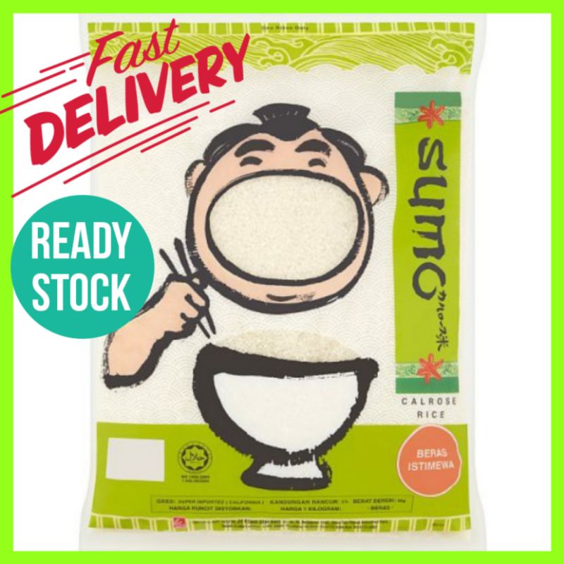 [READY STOCK] 2kg SUMO Calrose Sushi Rice Nasi Beras Sushi Healthy ...