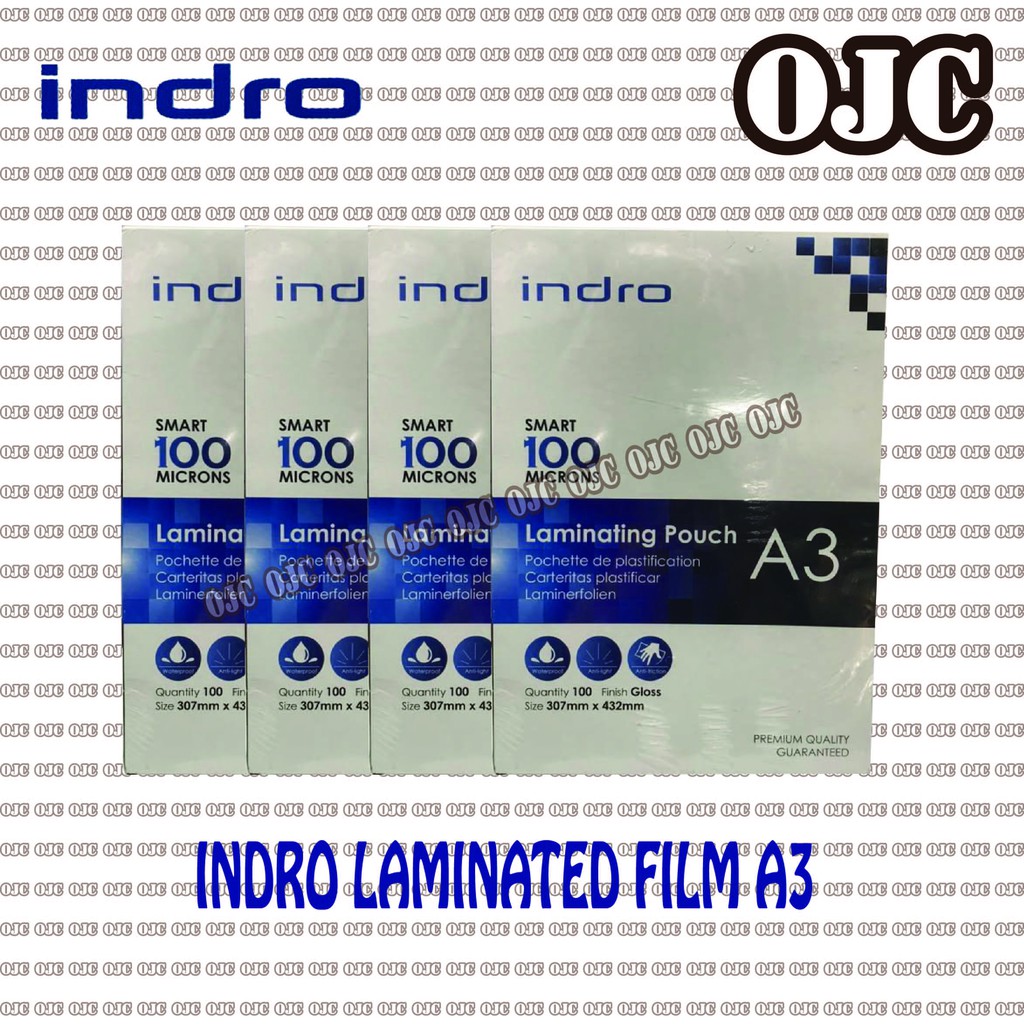 INDRO LAMINATED POUCH A3 (100's/pack) | Shopee Malaysia