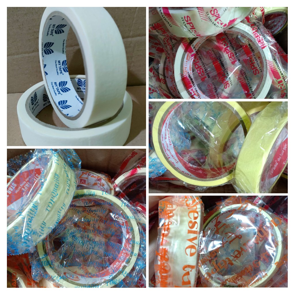 Masking Tape Duct Paper Various Variants (1inch And 2 inch) | Shopee ...
