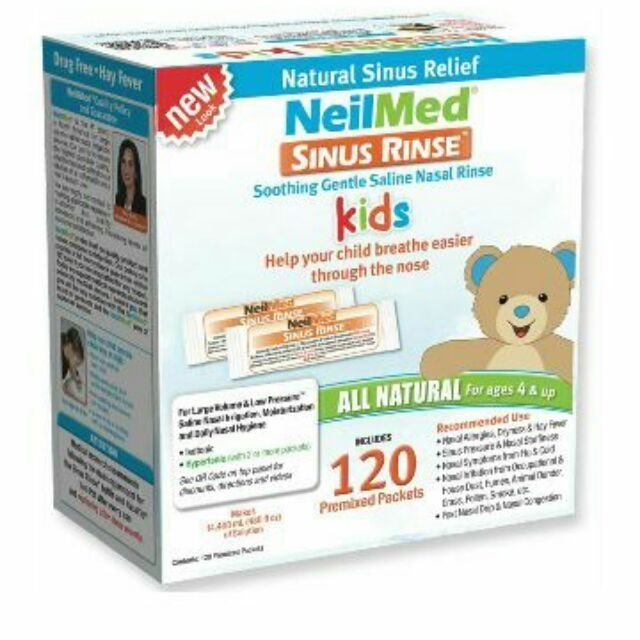 Neilmed kid nose wash salt 120 new samples (Retail split) | Shopee Malaysia