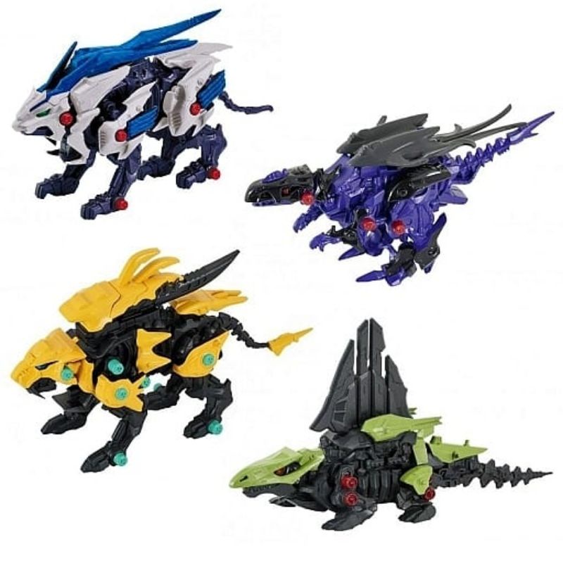 Takara Tomy - Zoids Wild - Assemble Models 2 - Complete Set of 4 ...