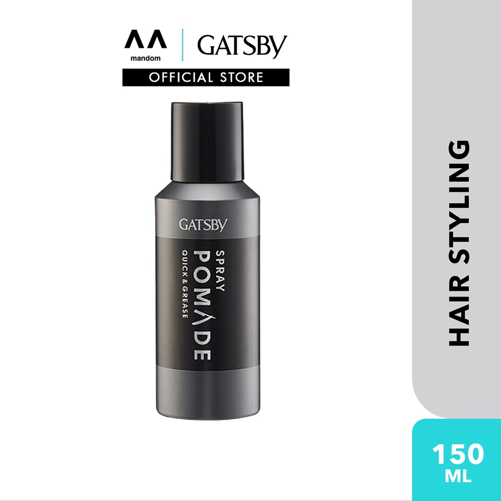 GATSBY Styling Pomade Spray Quick & Grease 150ml (mens styling,hair ...