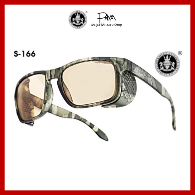 SAFETY GUARD SAFETY GLASSES/ EYE PROTECTION (S-166) - MATTE CAMO FRAME ...