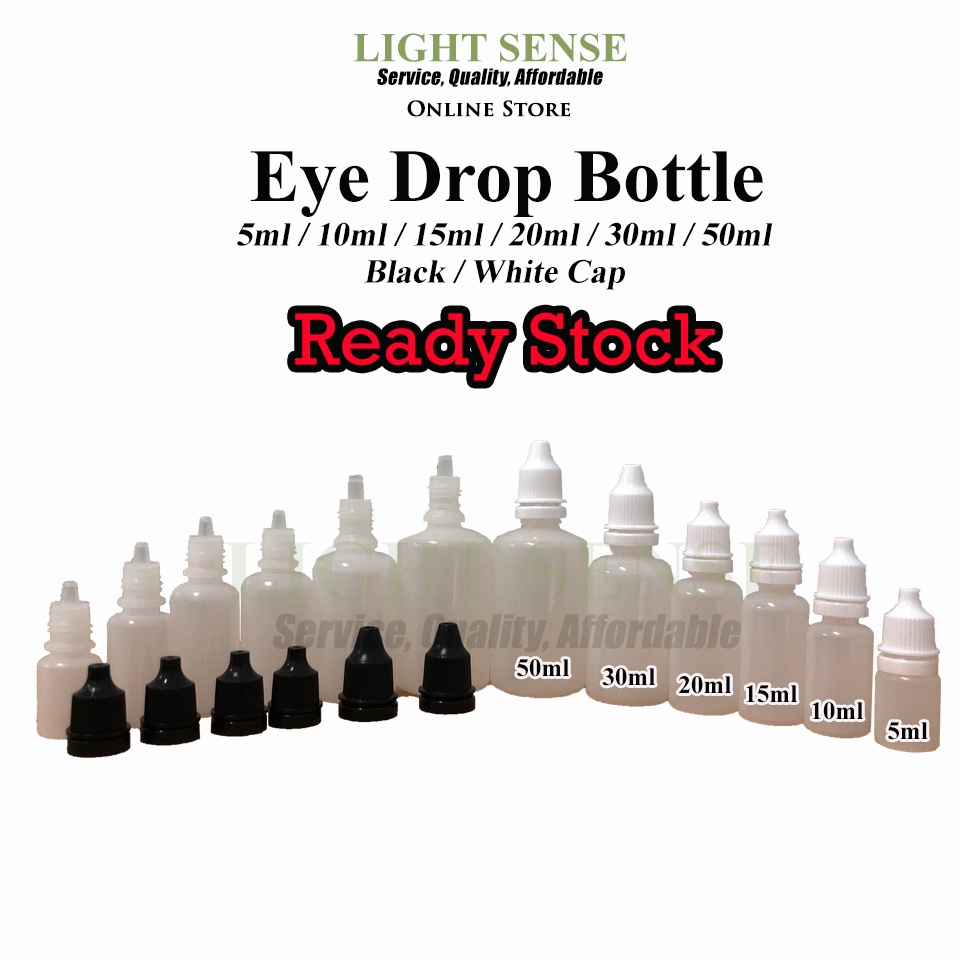 Eye Drop Bottle 5ml 10ml 15ml 20ml 30ml 50ml / Botol Titisan Mata ...