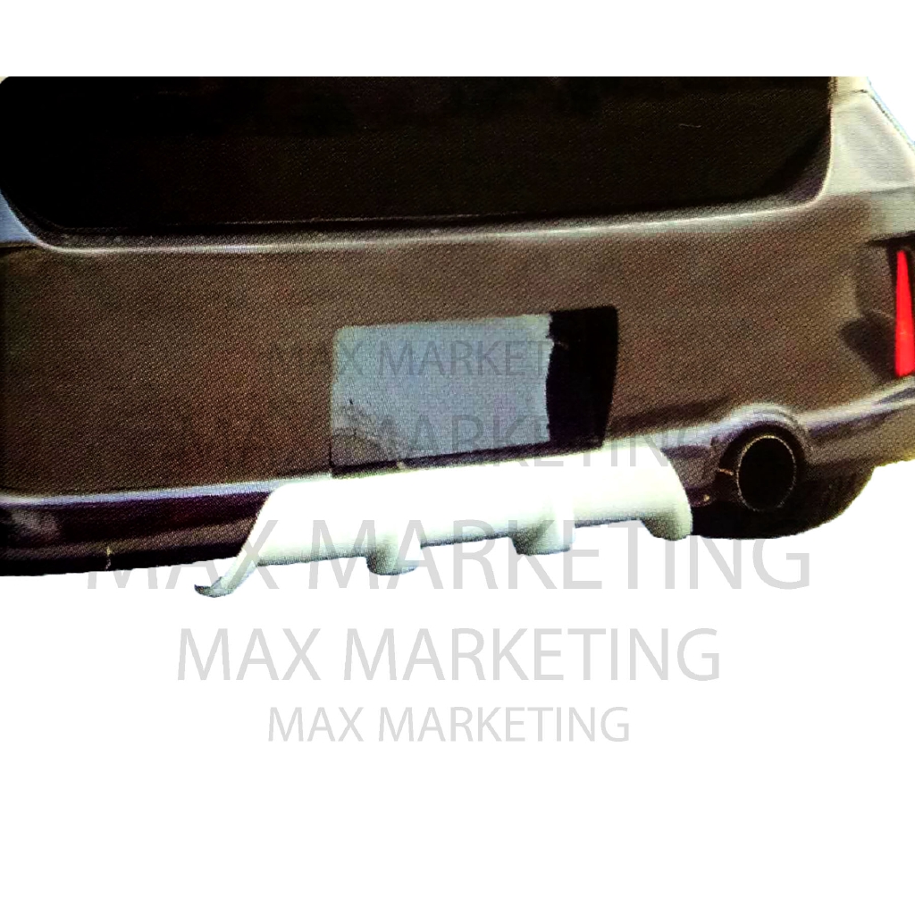 UNIVERSAL REAR DIFFUSER POLYURETHANE SKIRT LIP BODYKIT (PU) | Shopee ...