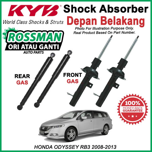 HONDA ODYSSEY RB3 2008-2013 KYB / KAYABA ORIGINAL SHOCK ABSORBER SET ...