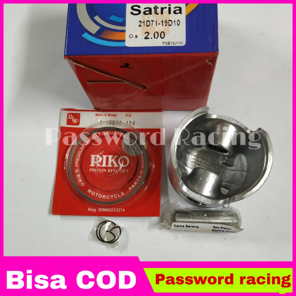 Piston Piston Piston Piston Piston Suzuki Satria 2 Stroke Shark os 200 Riko Racing | Shopee Malaysia