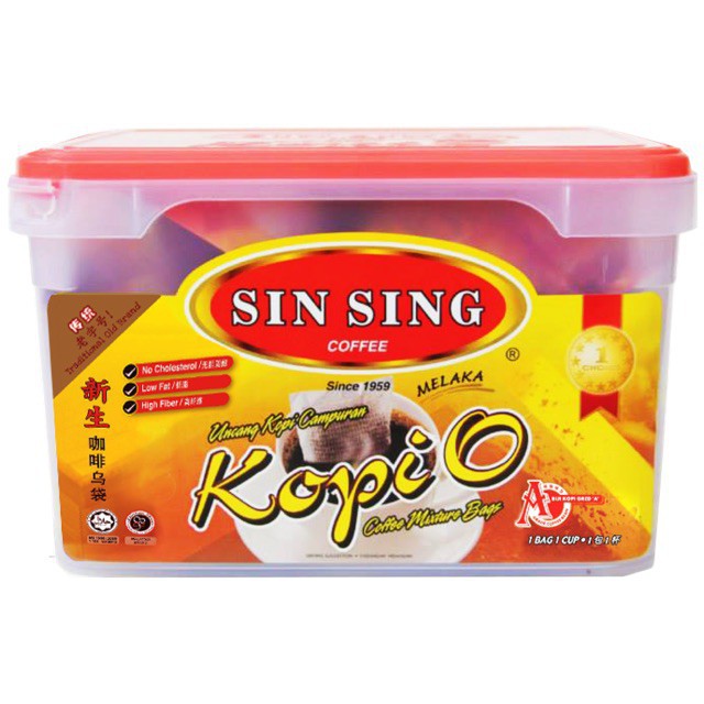 🔥READY STOCK🔥!!! Sin Sing Coffee Kopi O Caffee Mixture Bags 100 SachetsX10g | Shopee Malaysia