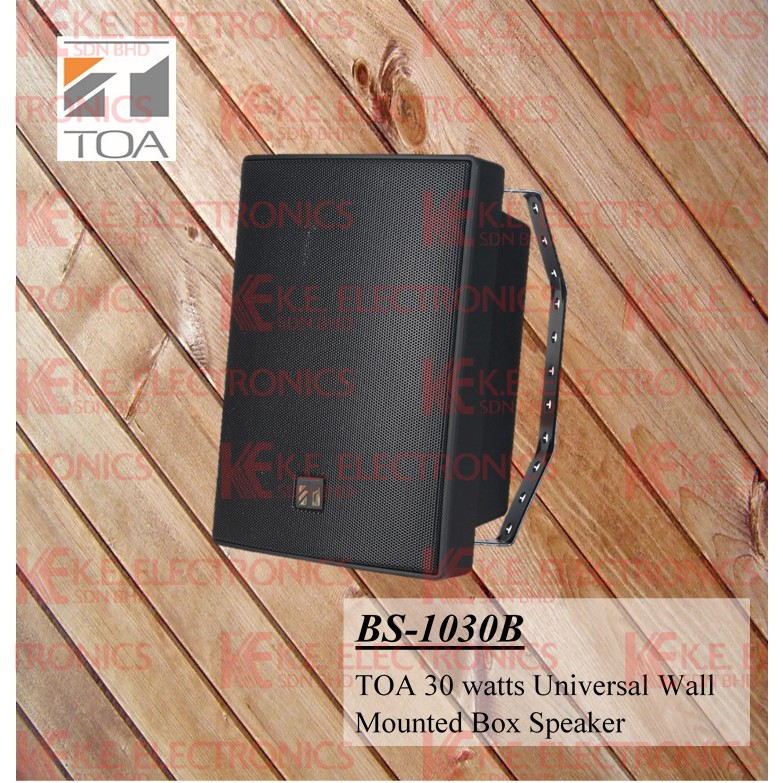 TOA BS-1030B 100V LINE 30Watts Universal Box Speaker | Shopee Malaysia