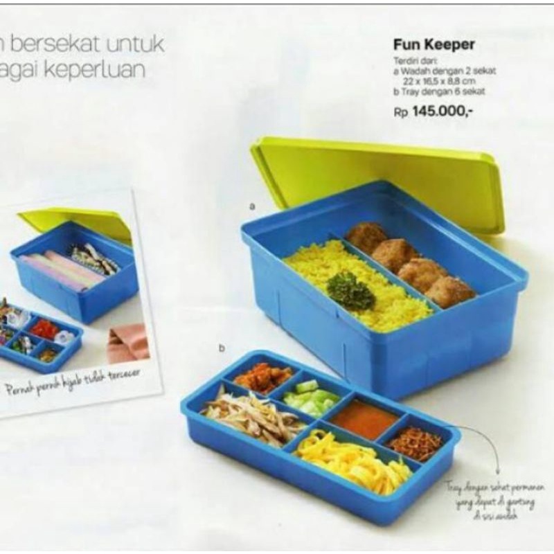 Fun keeper tupperware / tupperware lunch box / tupperware lunch box ...
