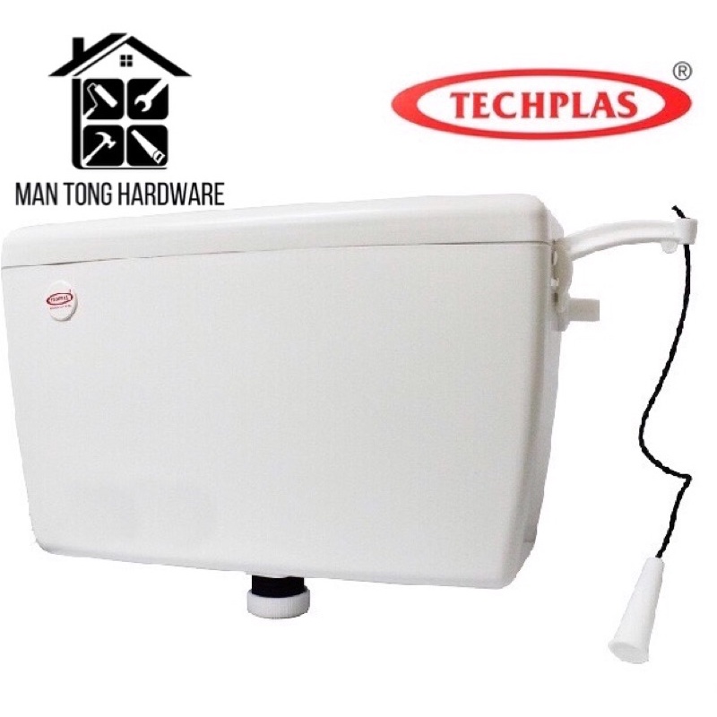 🔥READY STOCK🔥Techplas High Level Plastic Flushing Cistern/Tangki Air ...