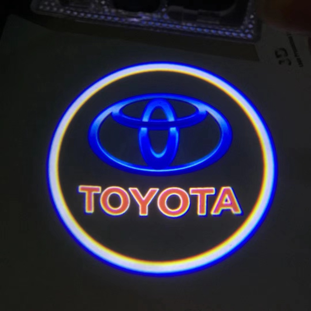 2PCs Car Door Welcome Light Ghost Shadow Light LED laser Logo Projector ...