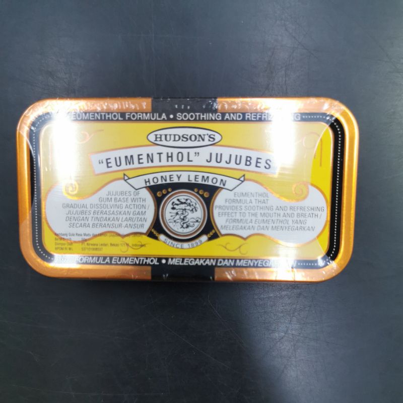 [SORE THROAT REMEDY] HUDSON'S EUMENTHOL JUJUBES (CLASSIC / HONEY LEMON ...