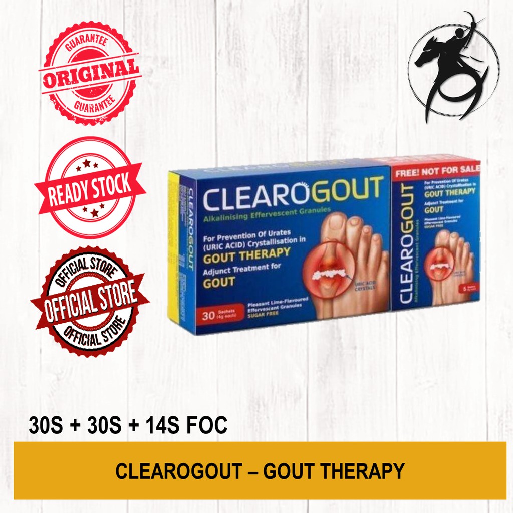 CLEAR GOUT 4G SACHETS (Value Pack) 30S+30S+15S | Shopee Malaysia