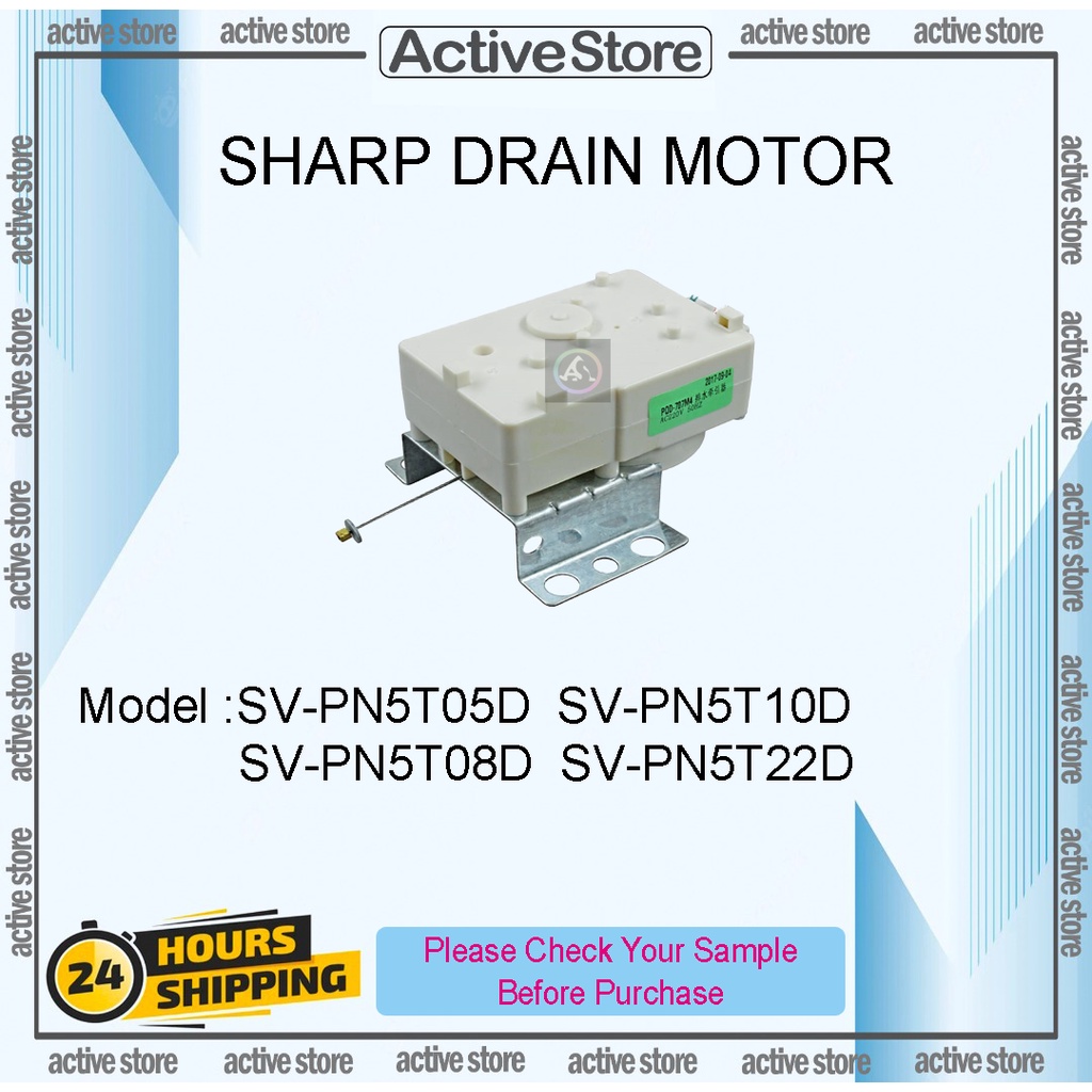 Sharp Washing Machine Drain Motor SV-PN5T05D SV-PN5T10D SV-PN5T08D SV ...