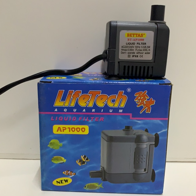 LifeTech LIQUID FILTER AP-1000 /5w /Hmax ：0.65m /FLmax ：400L/h | Shopee ...