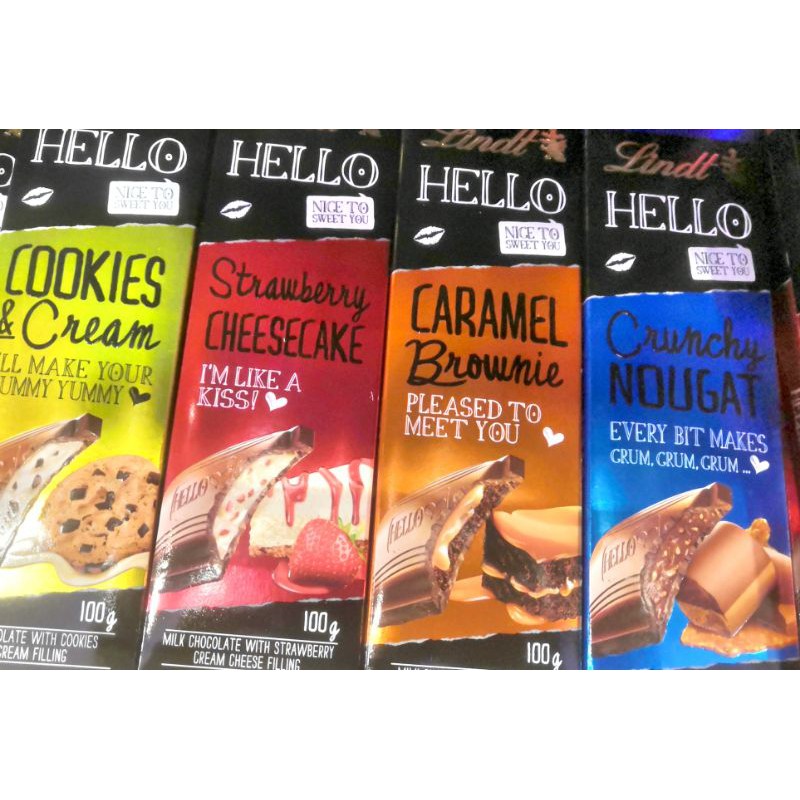 🎉🎉🎉Lindt hello 100g🎊🎊🎊 | Shopee Malaysia