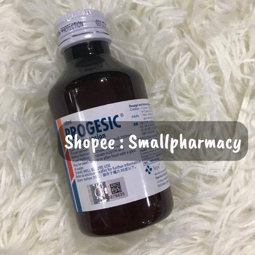 Progesic 250mg/5ml Suspension 100ml Expiry: 07/26 | Shopee Malaysia
