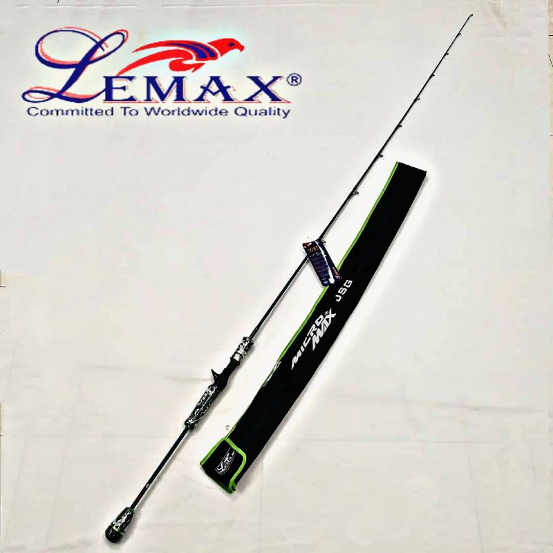 LEMAX JAPAN SUPER GAME MICRO MAX SOLID CARBON CASTING & SPINNING ROD ...