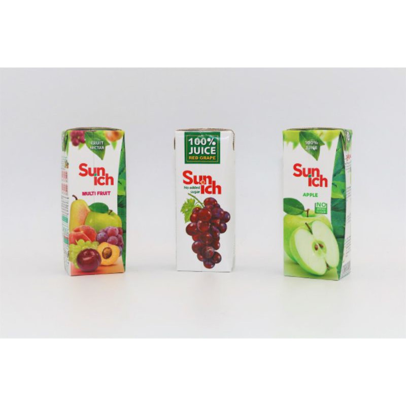 SUN ICH JUICE 200ML(APPLE&RED GRAPE&MULTI FRUIT) | Shopee Malaysia