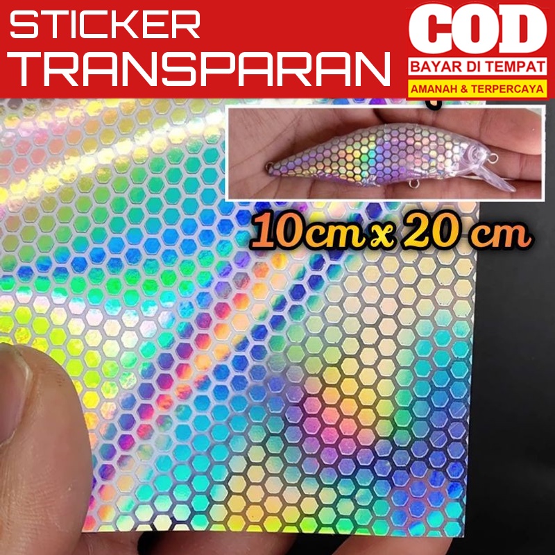 Transparent Honeycomb Hologram Sticker | Shopee Malaysia
