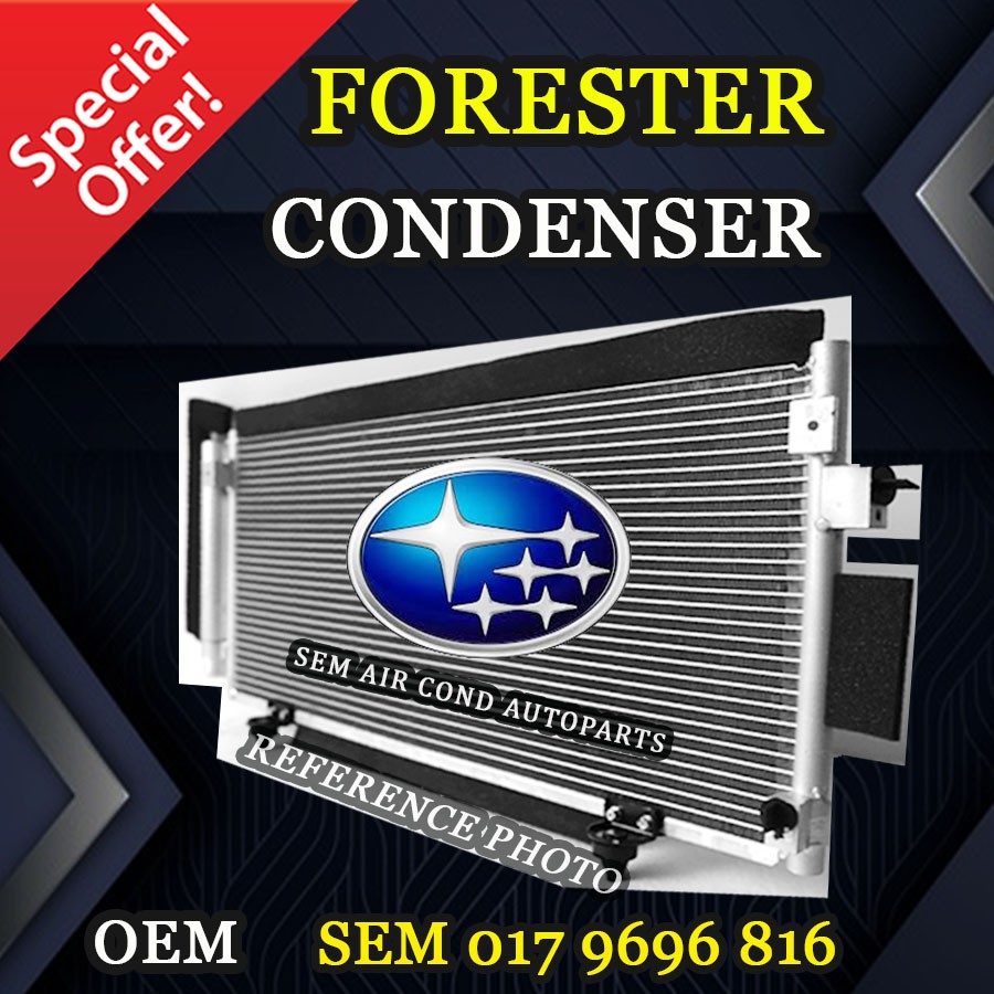 SUBARU FORESTER 2013-2016 YEAR OEM TAIWAN CONDENSER/ KONDENSER (CAR ...