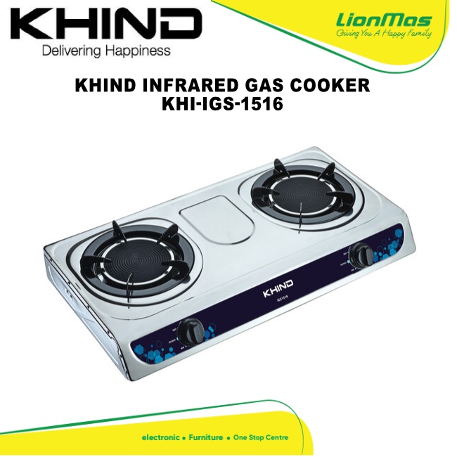 Khind Infrared Gas Cooker IGS1516 | Shopee Malaysia
