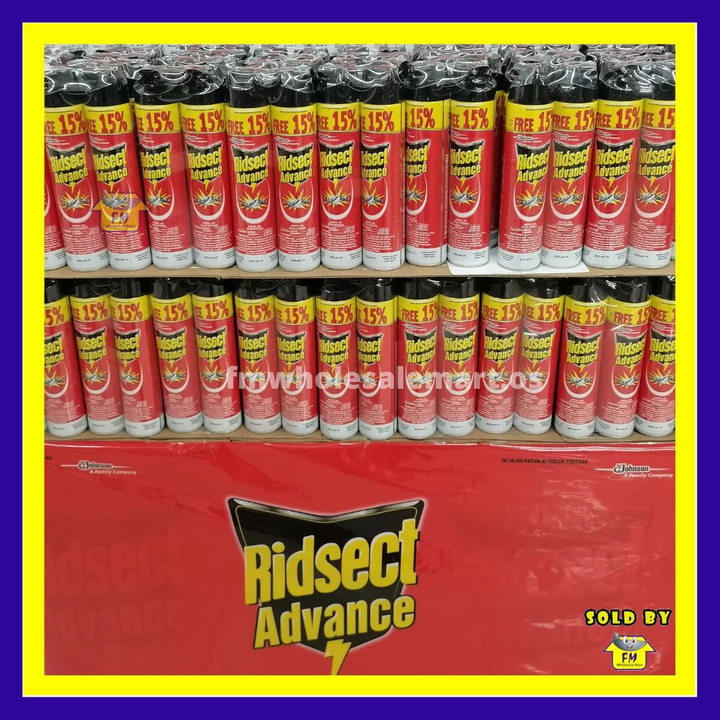 600ml Ridsect Advance Aerosol (Twinpack) FOC 15% | Shopee Malaysia