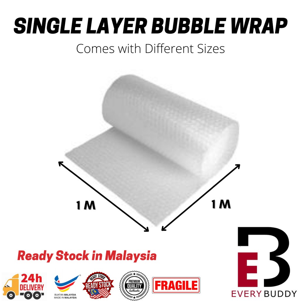 Bubble Wrap Single Layer 1m x 1m 1Meter X 1Meter Extra Bubble Wrap Bubble Wrap Packing Service ...