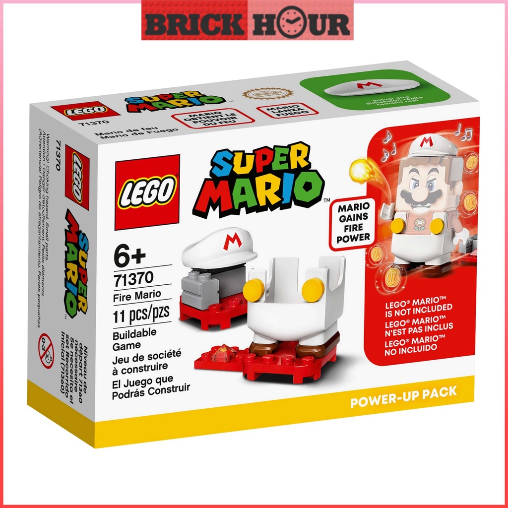 LEGO SUPER MARIO 71370 Fire Mario - Power-Up Pack | Shopee Malaysia