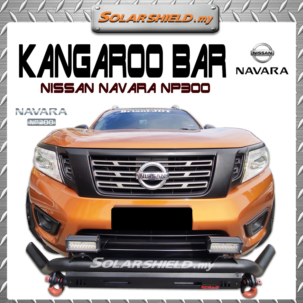Nissan NP300 F1 Kangaroo Nudge Bar 4X4 Front Kangaroo Bar | Shopee Malaysia