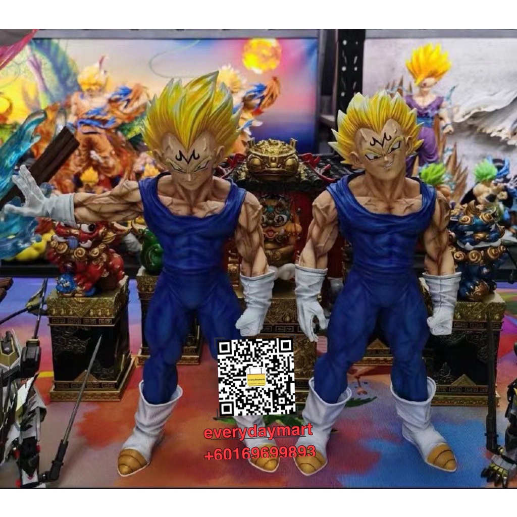 DRAGON BALL🔥VEGETA EVIL FORM HEAD TILTED RAISING HAND🔥ACTION FIGURE ...