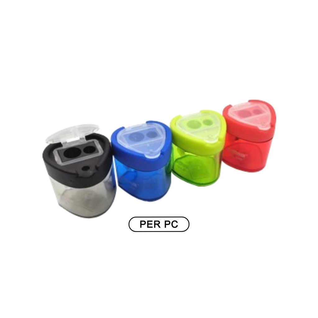 Dolphin | Sharpener | Triangle Double Holes Sharpener (1 pcs) (DOL-9775 ...