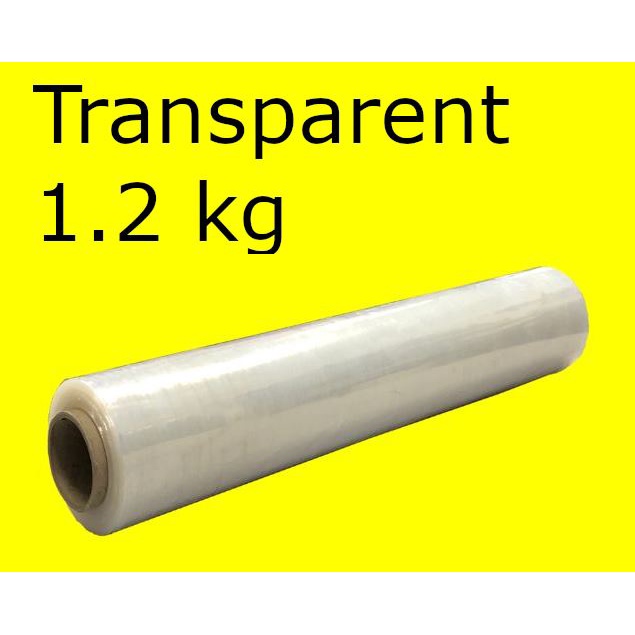 2.2kg Stretch Film Stretch Wrap Parcel ( Transparent Clear / Black ...