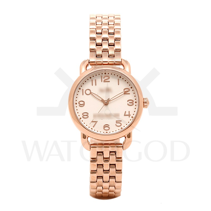 [100% Original & Free Bracelet] COACH Delancey Stainless Steel Ladies ...