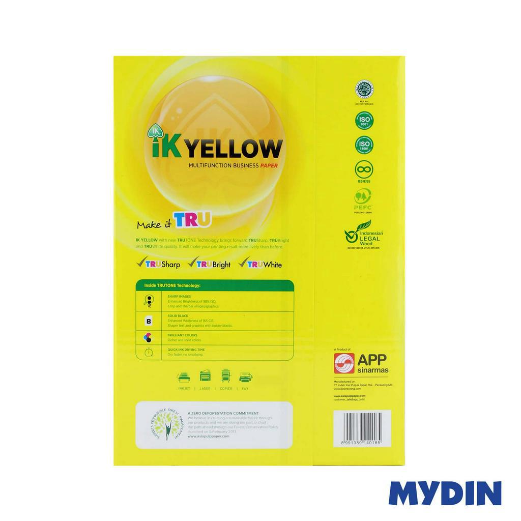IK Yellow Copier Paper A4 (5 x 70gsm x 500's) | Shopee Malaysia