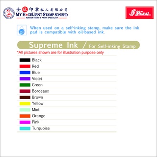 Shiny R524 Self Inking Stamp (Round Chop) | Shopee Malaysia