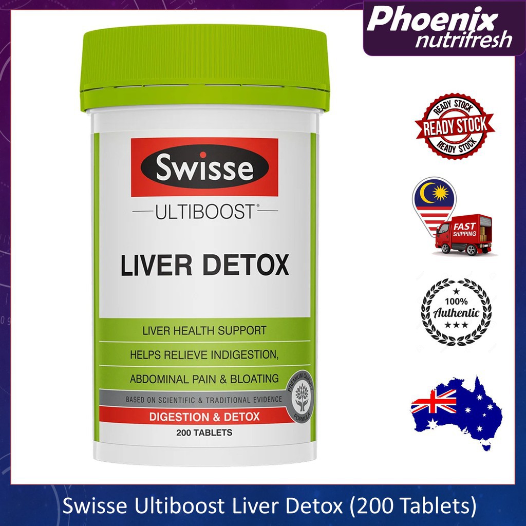 SWISSE Ultiboost Liver D'tox (120 Tablets / 200 Tablets) | Shopee Malaysia