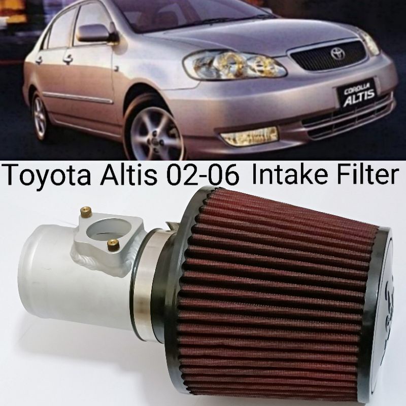 Toyota Altis 02-06 zze 122 Open Pod Intake Mushroom Air filter sensor ...